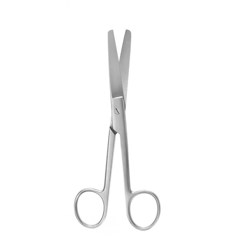 Standard olló - egyenes, tompa/tompa 14,5 cm